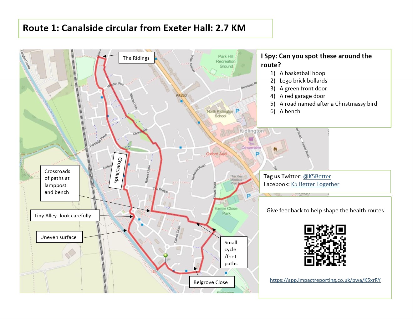 New Family-friendly Walking Routes in Kidlington – KIDLINGTON NEWS