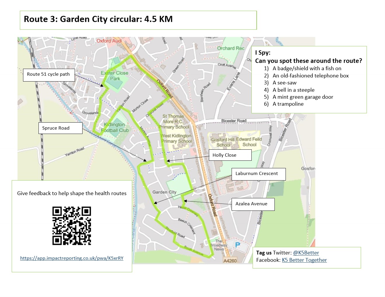 New Family-friendly Walking Routes in Kidlington – KIDLINGTON NEWS